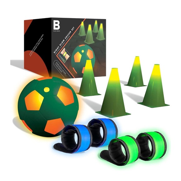 Black Series | Games | Black Series The Night Glow Soccer Set Led ...